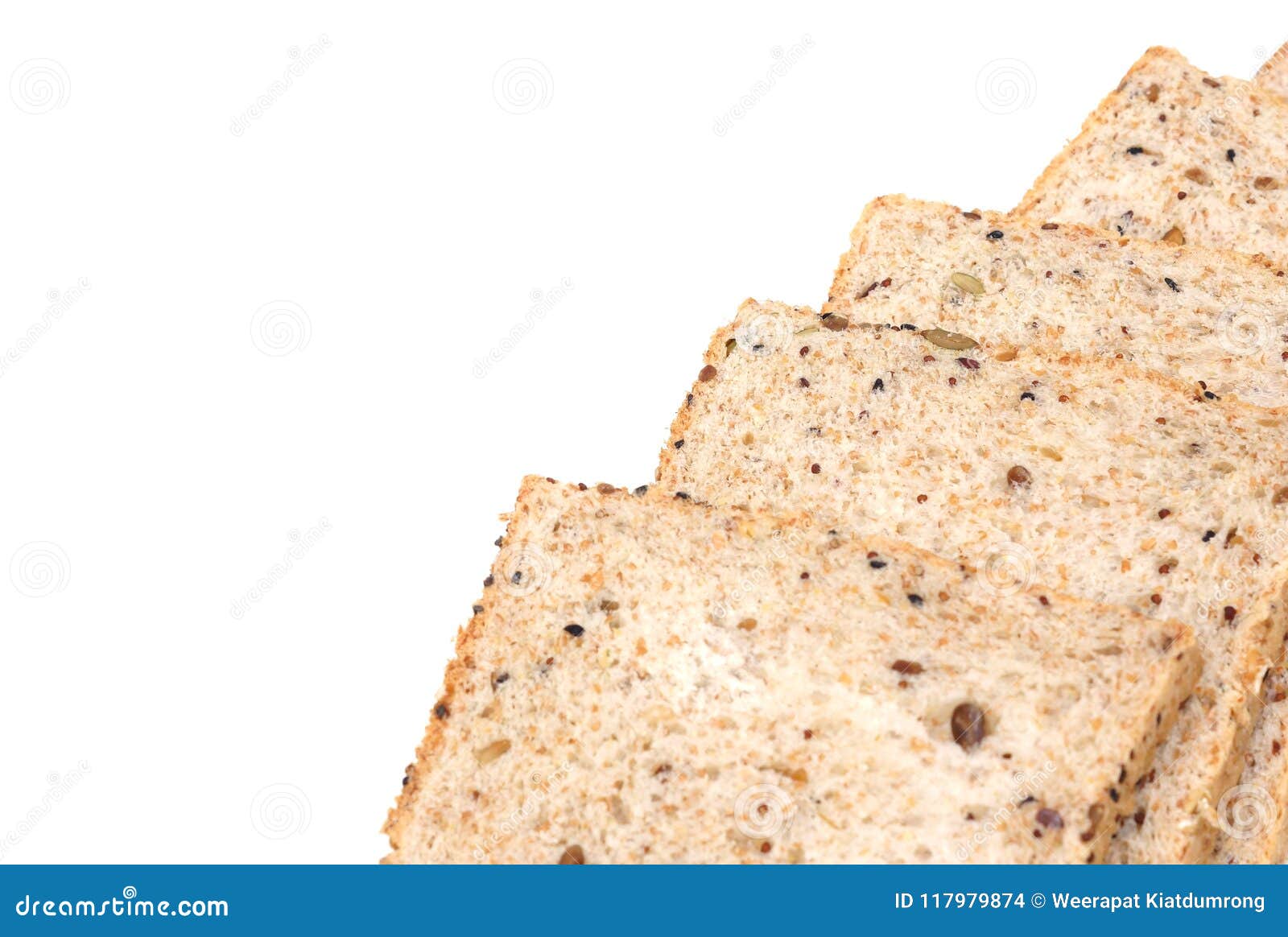 Sliced multigrain bread stock photo. Image of seed, loaf - 117979874