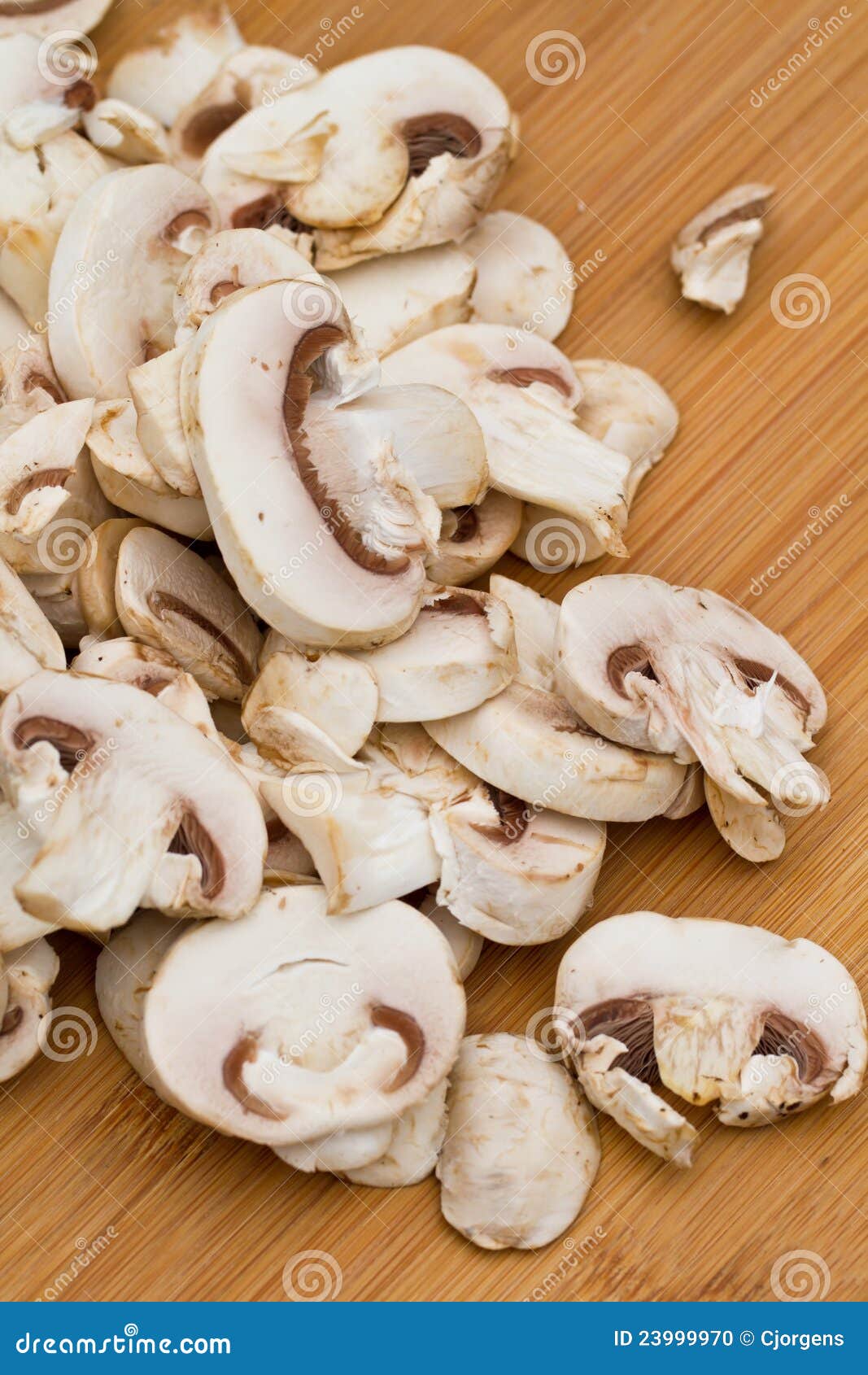 Sliced mushrooms stock photo. Image of organic, food - 23999970