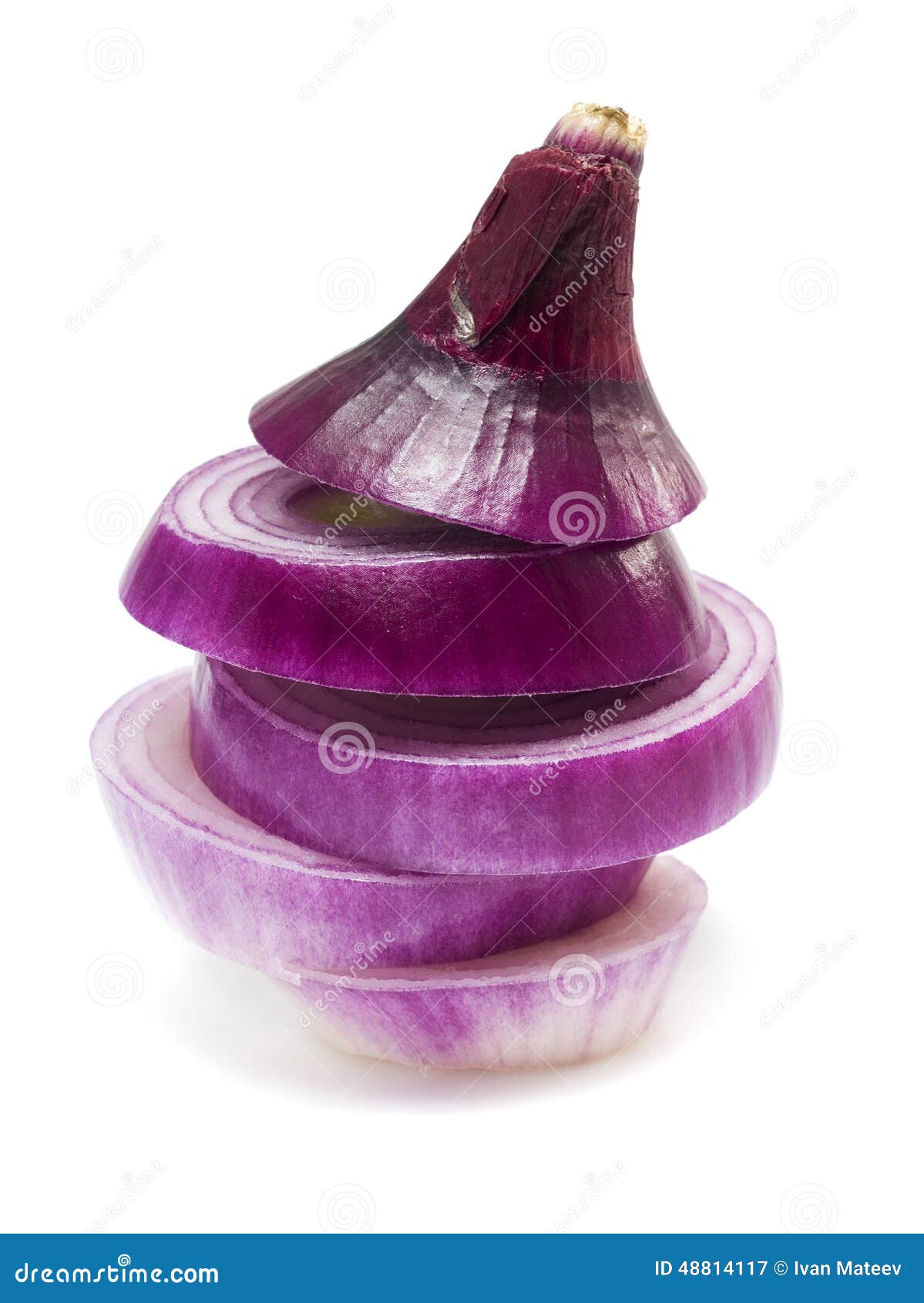 Sliced Onion stock image. Image of close, sliced, studio - 48814117