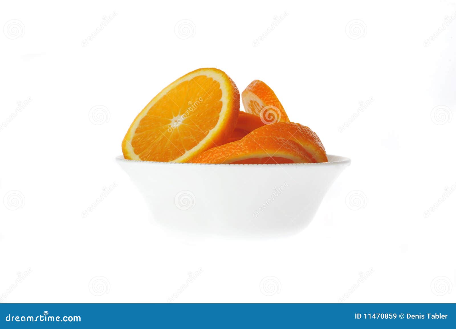 Sliced orange in bowl stock image. Image of circle, orange - 11470859