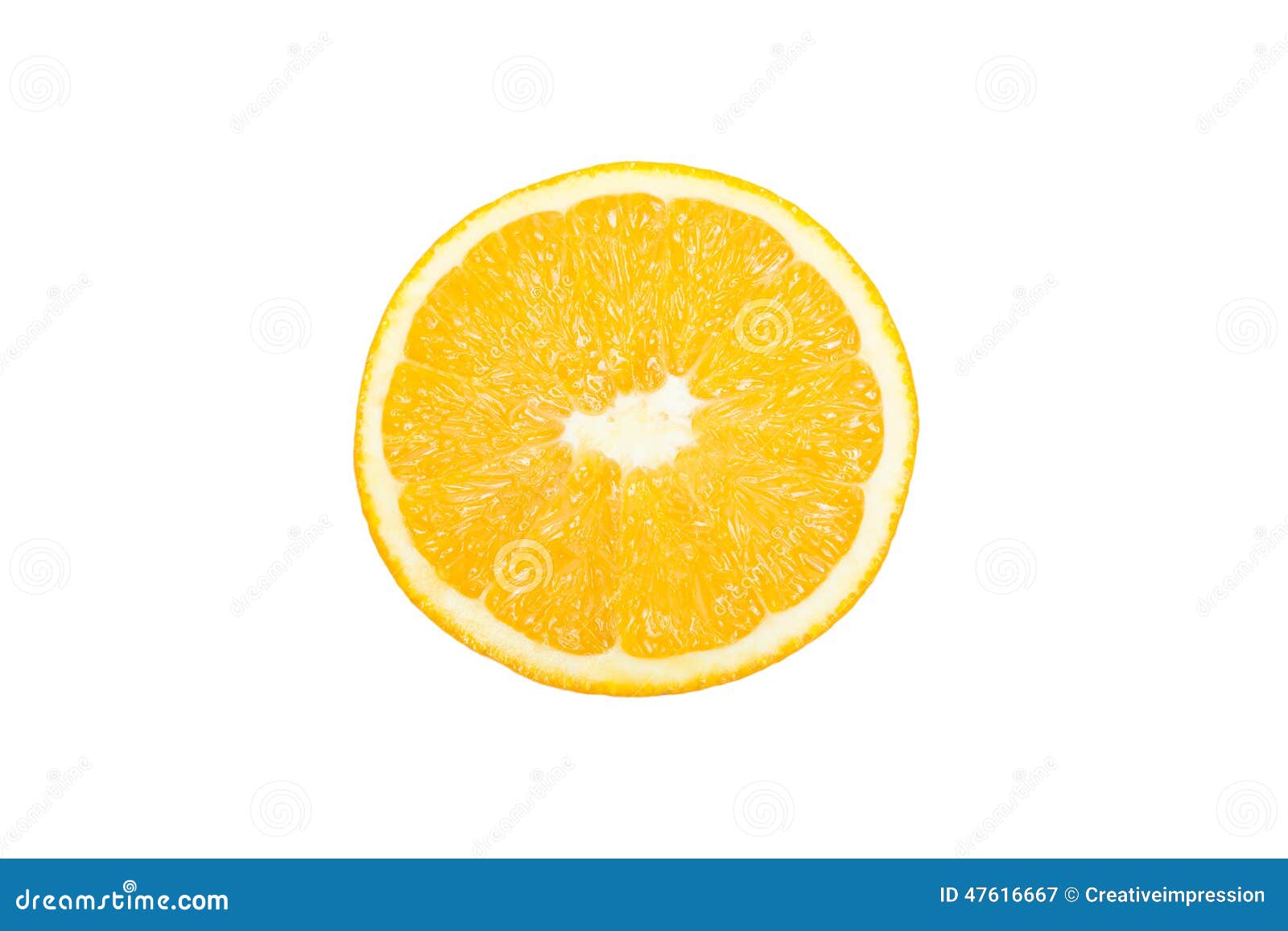 Sliced orange top view stock image. Image of food, orange - 47616667