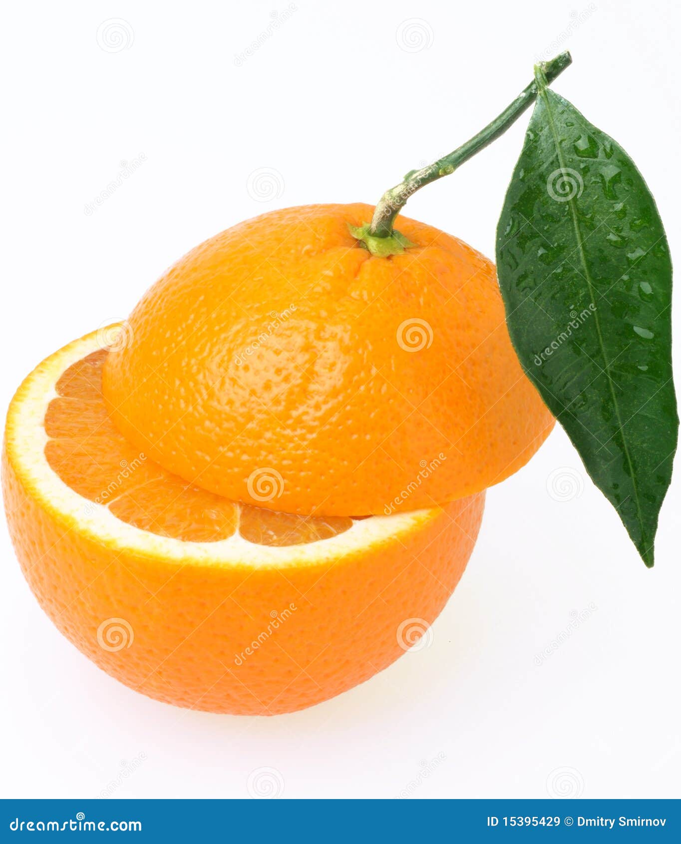 Sliced oranges stock image. Image of vitamin, bumpy, close - 15395429