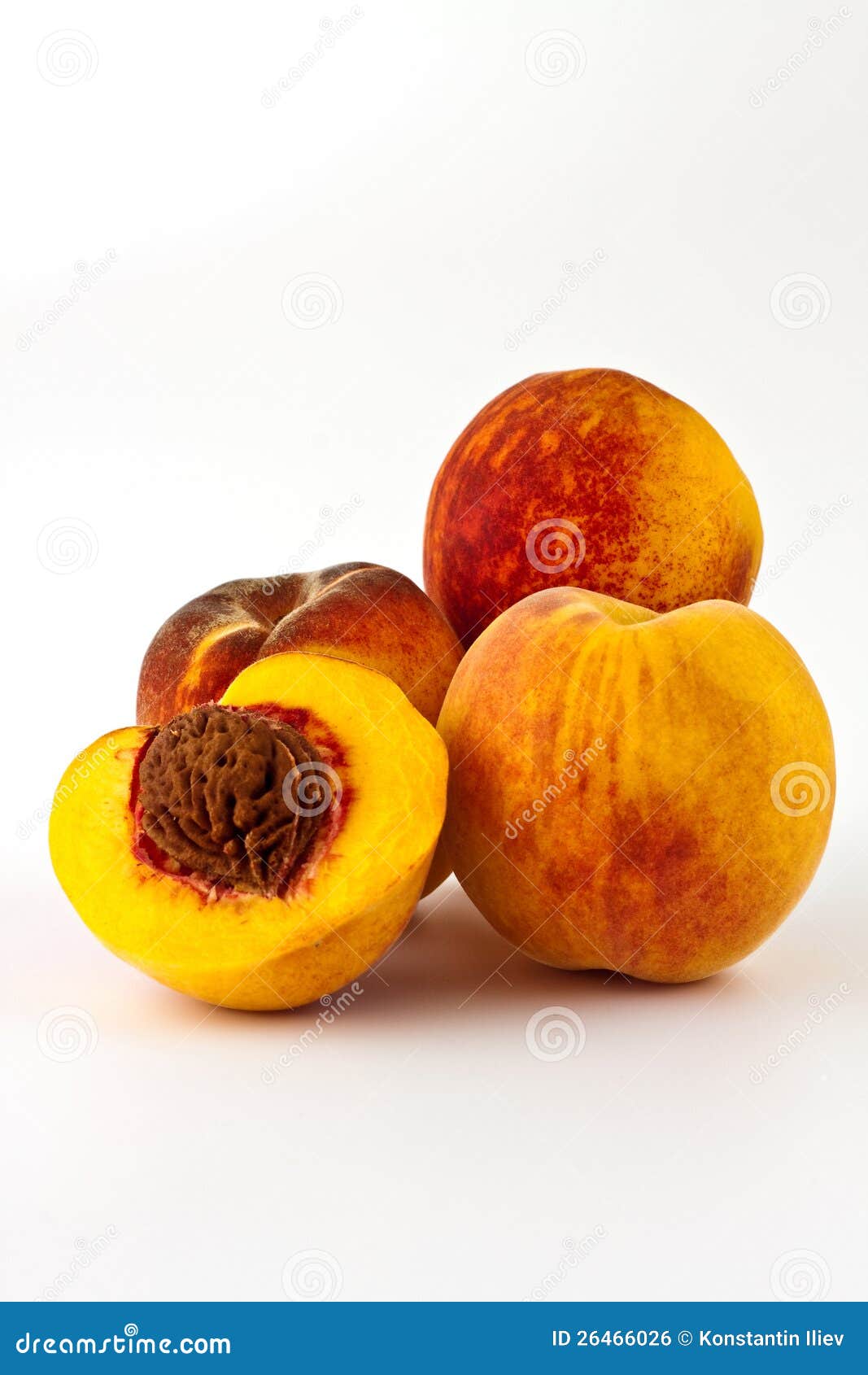 Sliced peaches stock photo. Image of eating, breakfast - 26466026