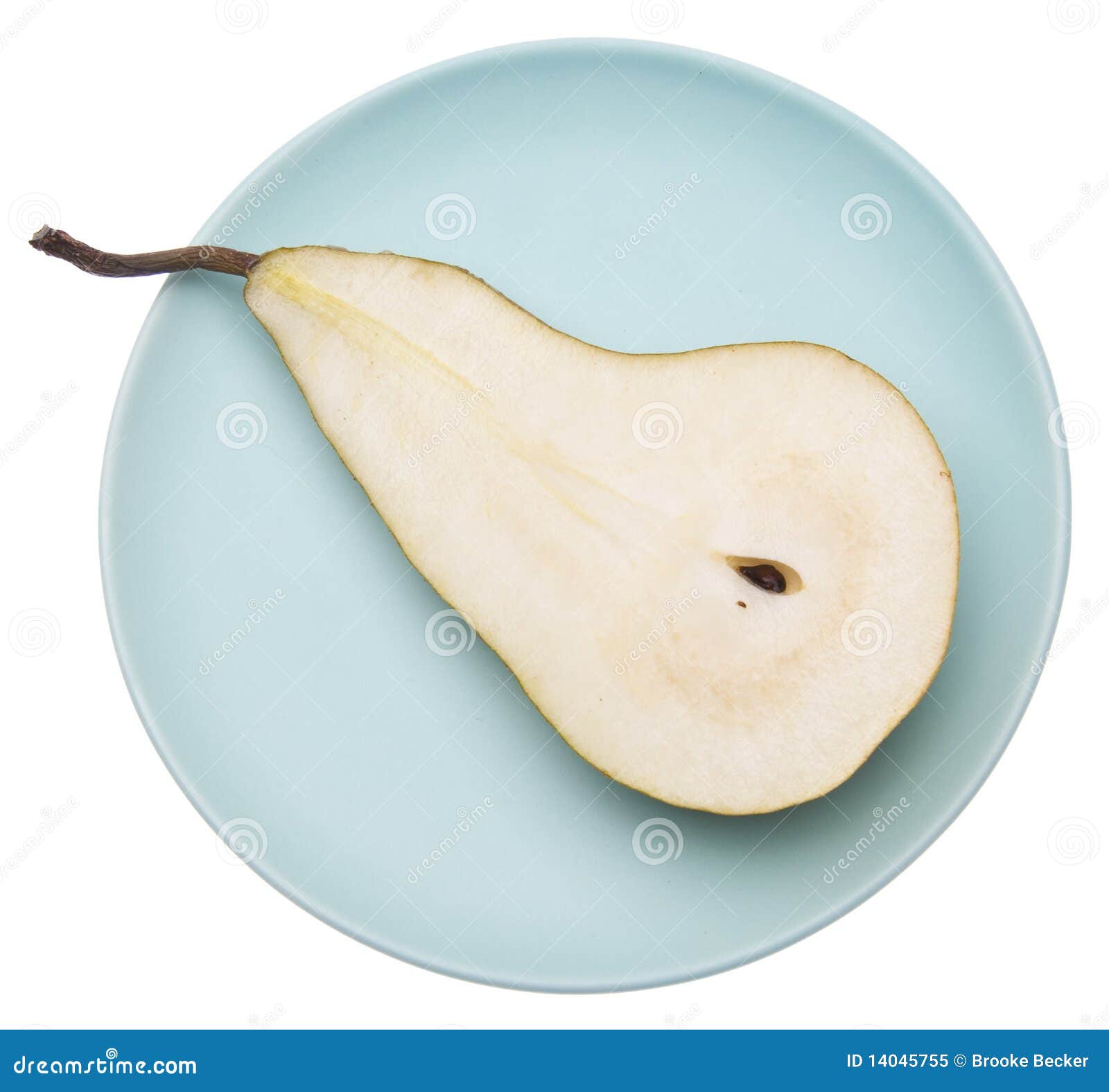 Sliced Pear stock image. Image of organic, fruit, sliced - 14045755