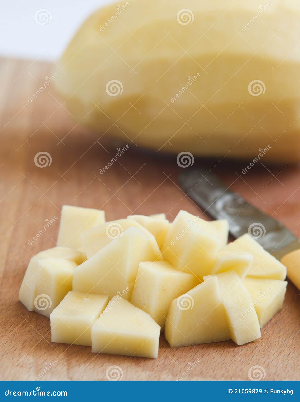 Sliced peeled potatoes stock image. Image of vegetable - 21059879