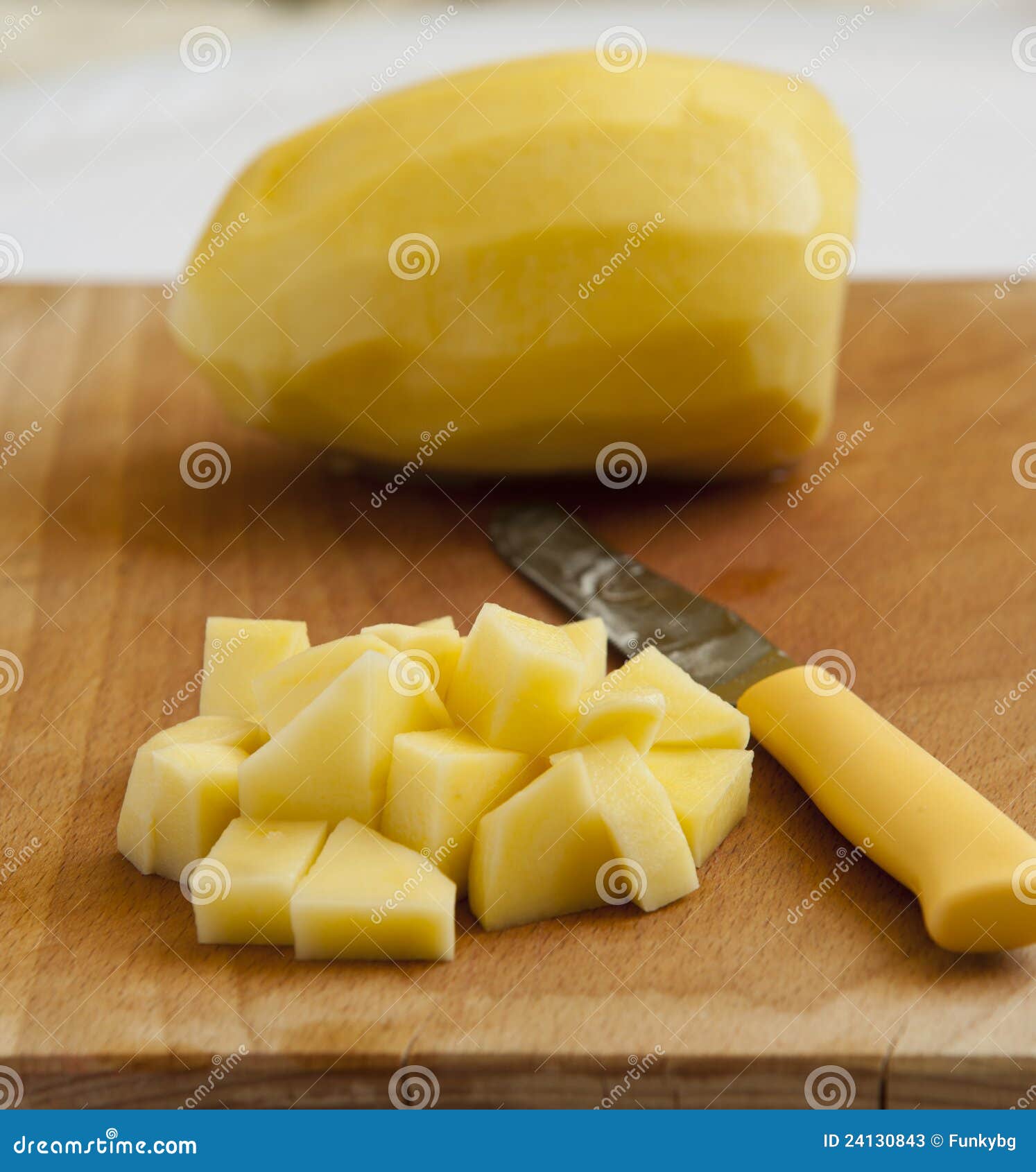 Sliced peeled potatoes stock image. Image of bowl, nutrition - 24130843
