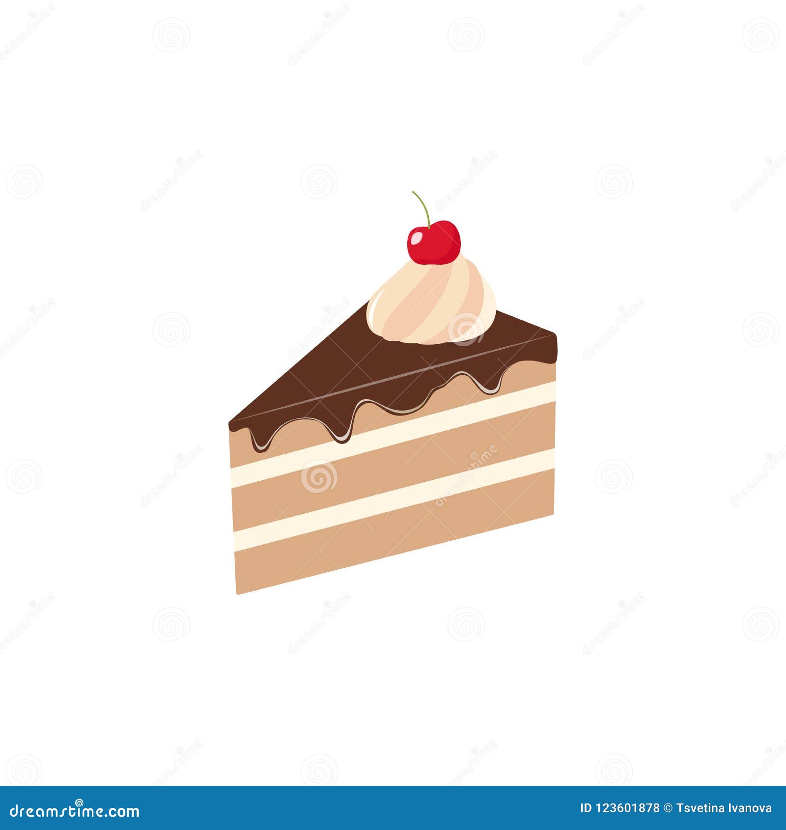Sliced Piece of Chocolate Cake Clipart Cartoon. Piece of Cake with ... Sliced Piece of Chocolate Cake Clipart Cartoon. Piece of Cake with ...