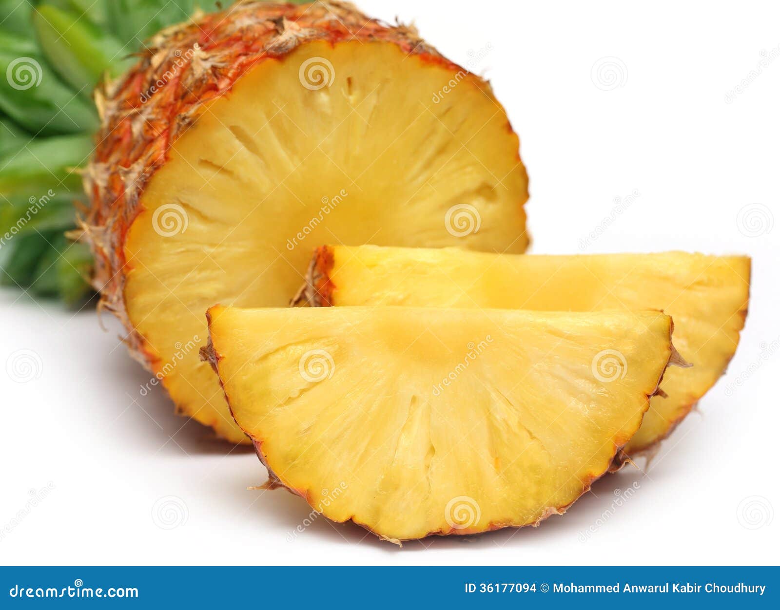 Sliced pineapple stock photo. Image of eating, dieting - 36177094