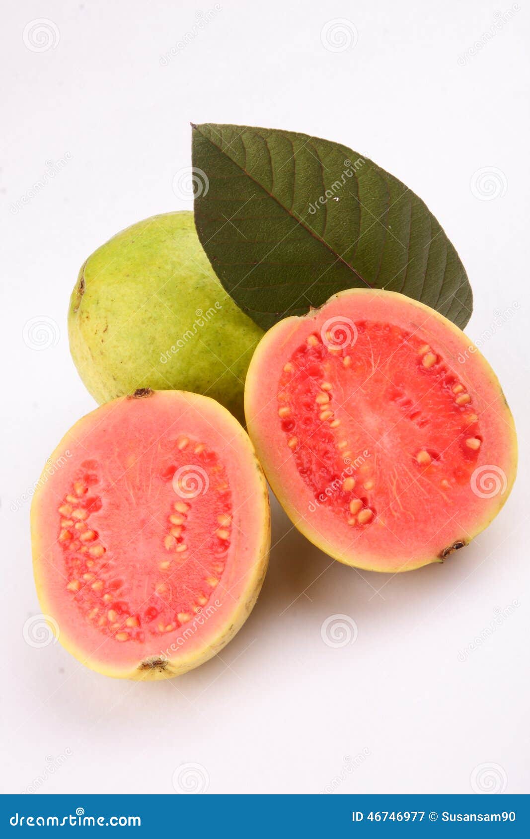 Sliced Pink Guava fruit stock image. Image of life, seed - 46746977