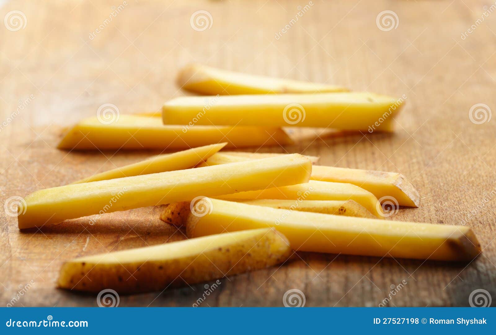 Sliced Potatoes stock photo. Image of cutting, focus - 27527198