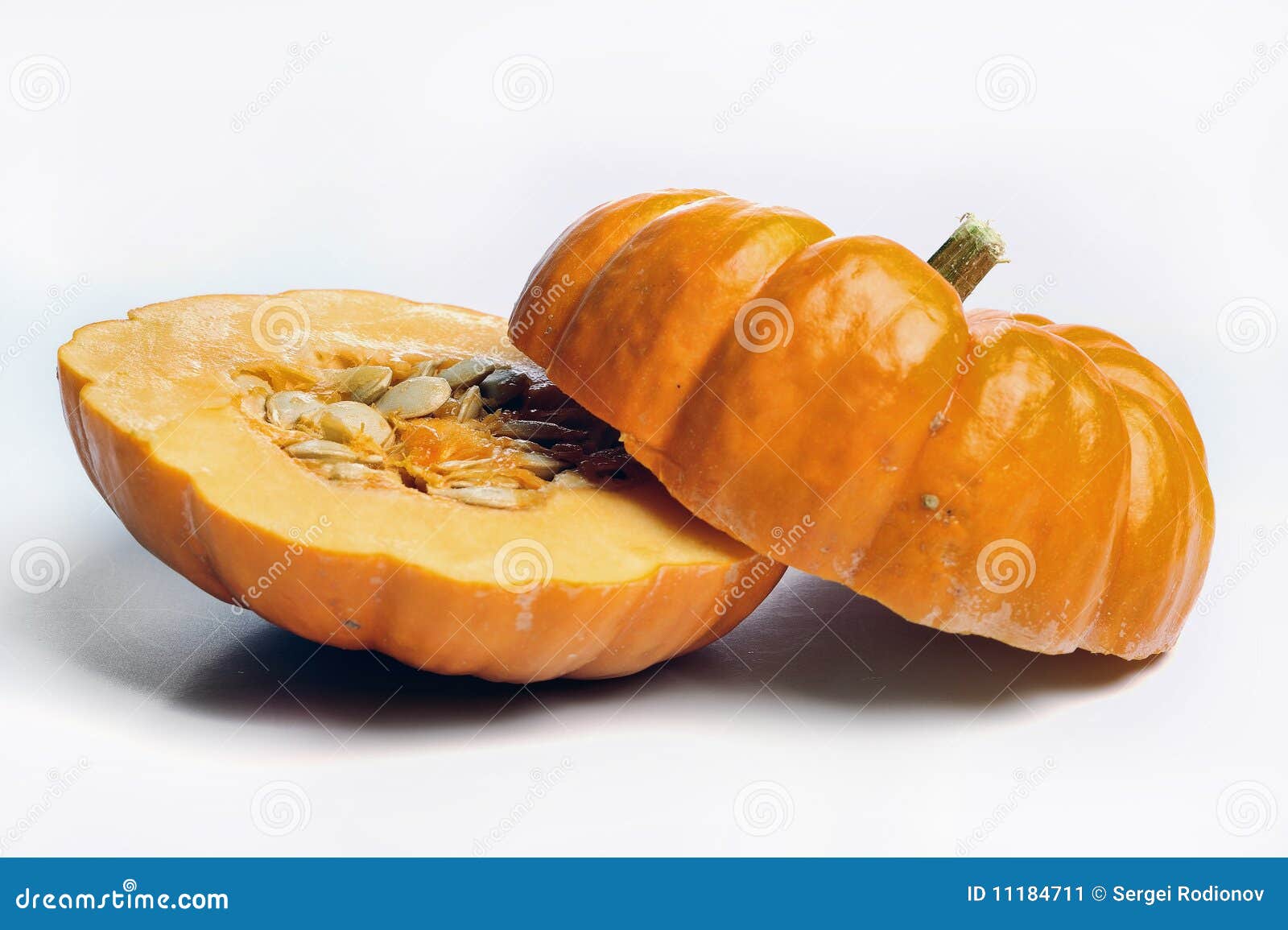 Sliced pumpkin stock image. Image of holiday, pumpkin - 11184711