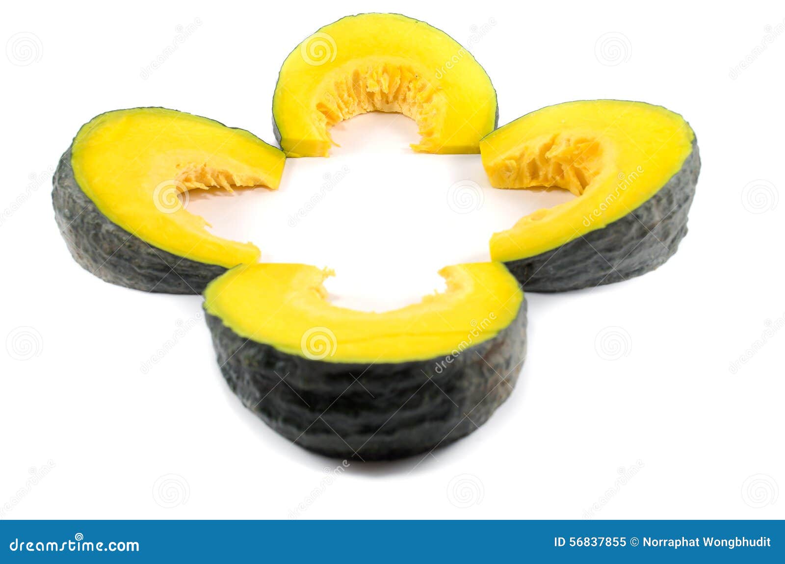 Sliced Pumpkin stock image. Image of closeup, white, slice - 56837855