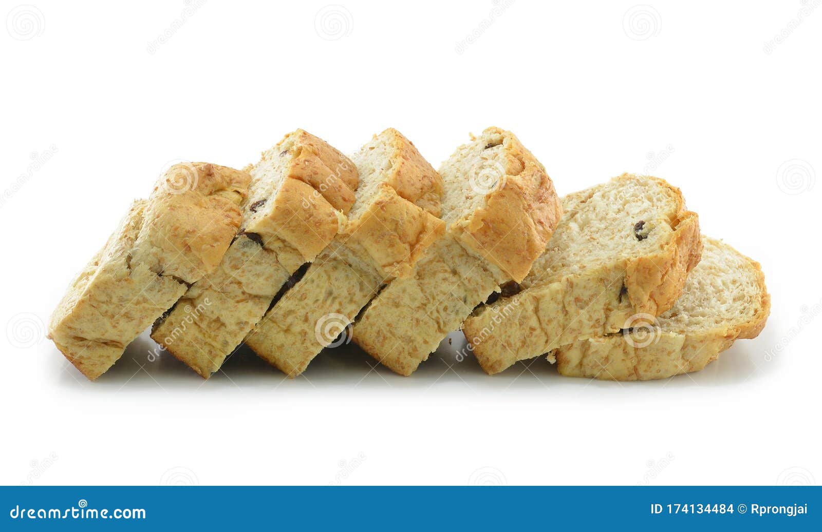 Sliced raisin bread stock photo. Image of raisin, objects - 174134484