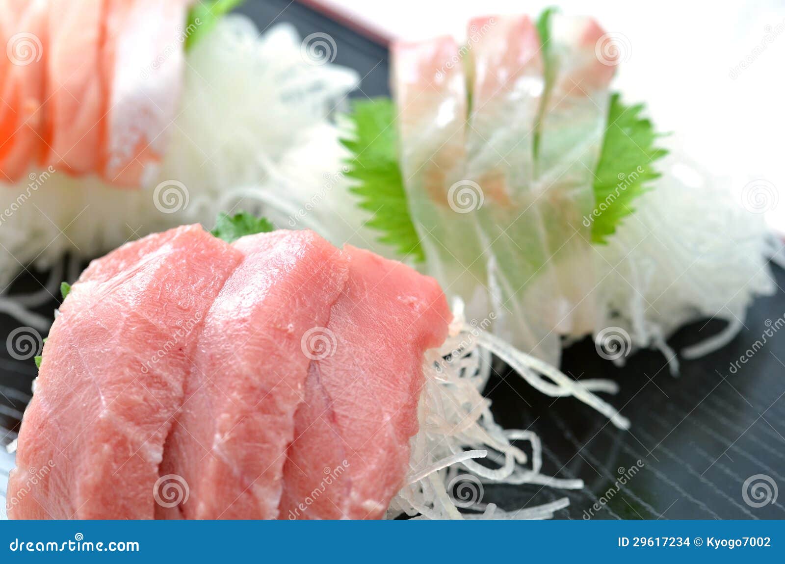 Sliced Raw Fish Called Sashimi Stock Photo - Image of tuna, white: 29617234