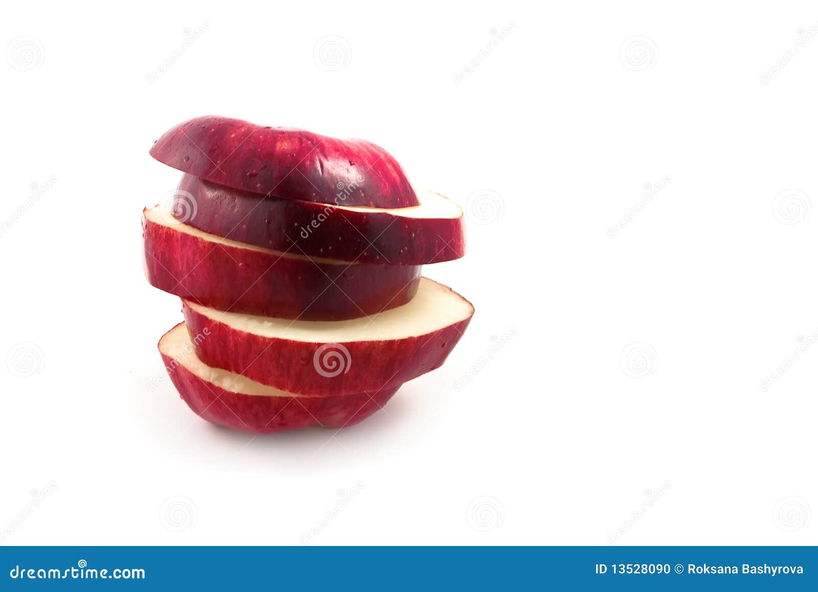 Sliced red apple stock photo. Image of slices, nature - 13528090
