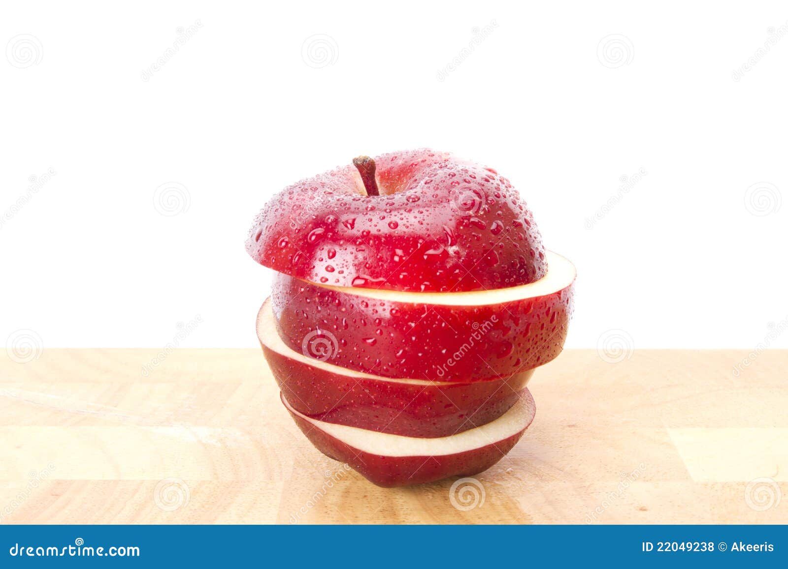 Sliced red apple stock photo. Image of nature, nutrition - 22049238