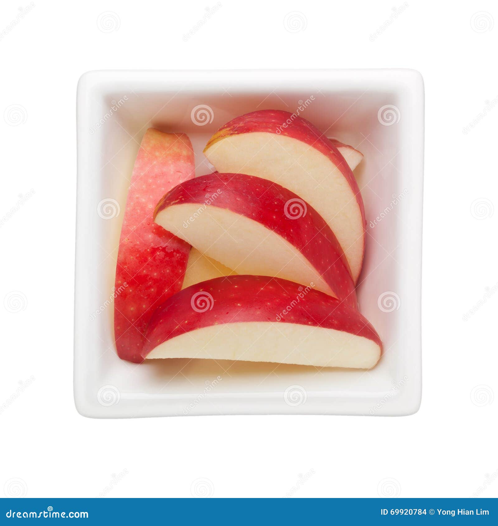 Red Apple, Square Closeup Photo, Top View | CartoonDealer.com #183776256