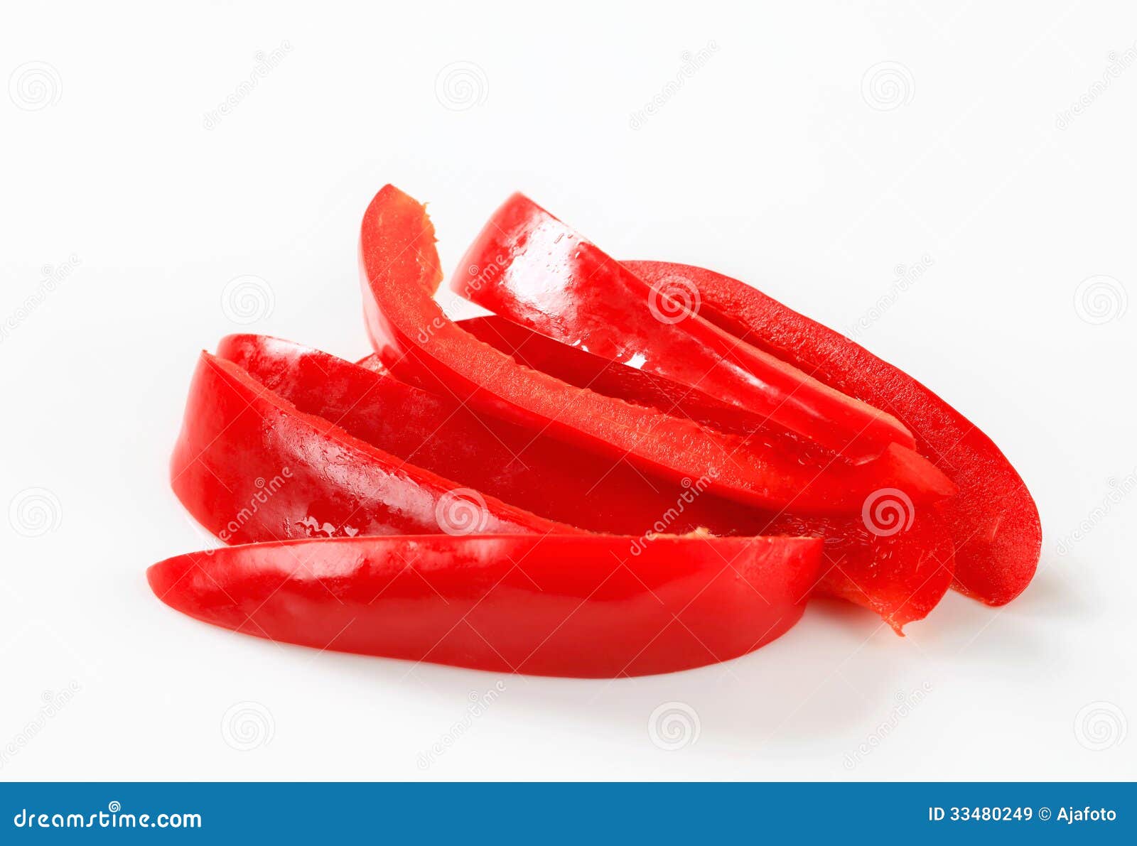 Sliced red bell pepper stock image. Image of appetizer - 33480249