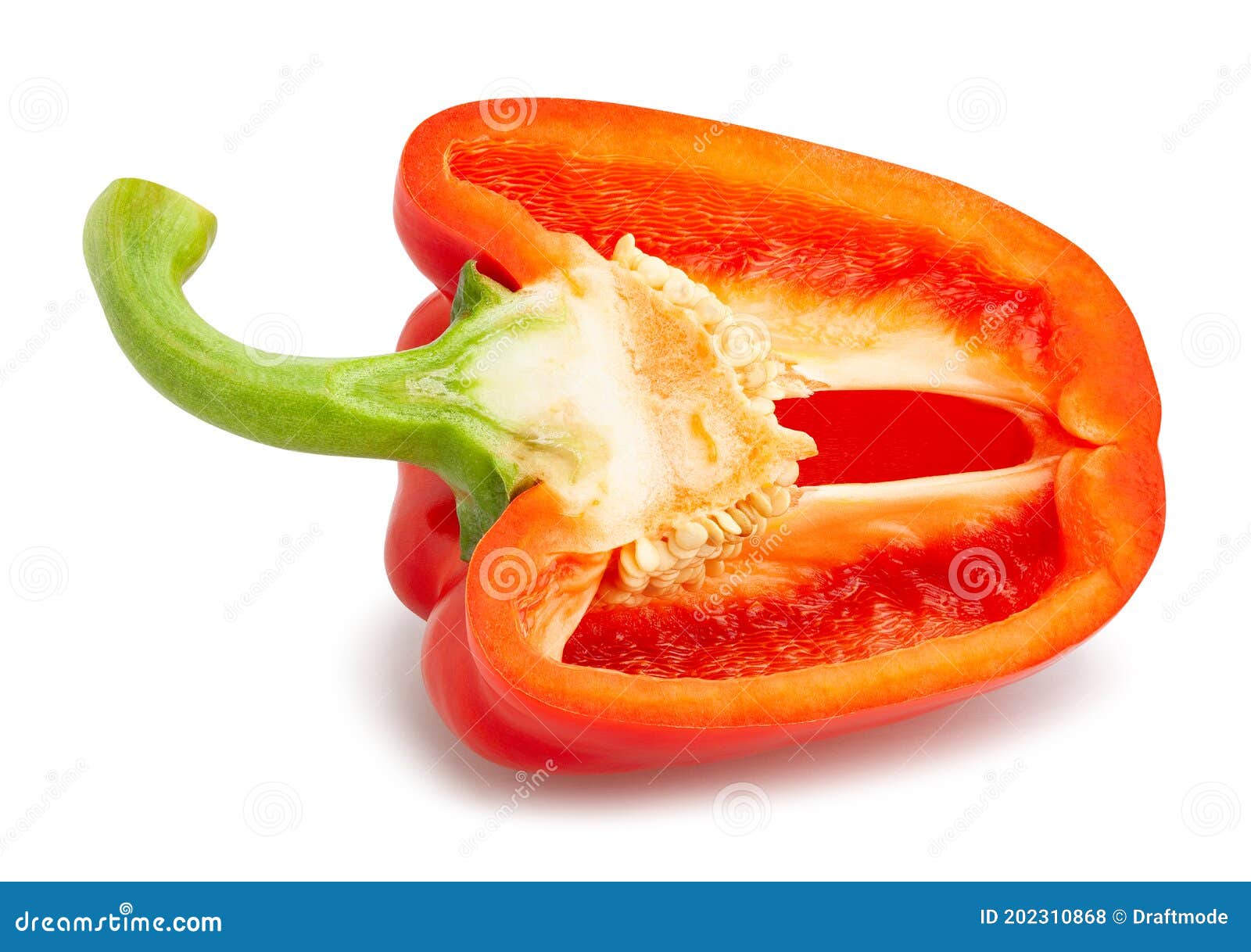 Sliced red bell pepper stock photo. Image of bell, produce - 202310868