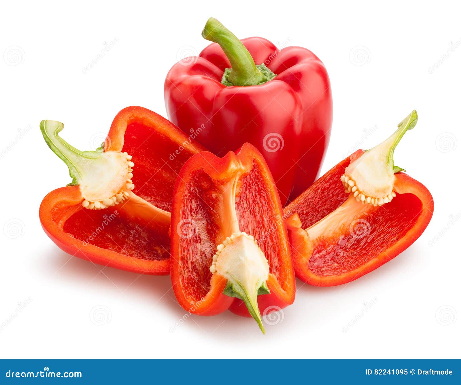 Sliced red bell pepper stock image. Image of food, slice - 82241095