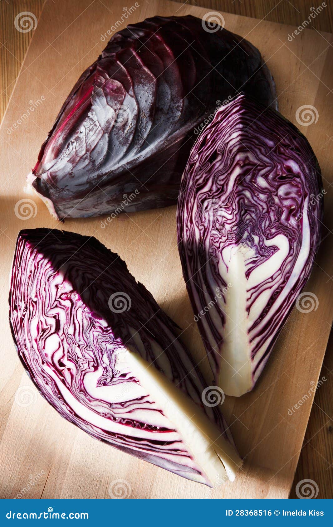 Sliced of red cabbage stock photo. Image of fresh, plant - 28368516