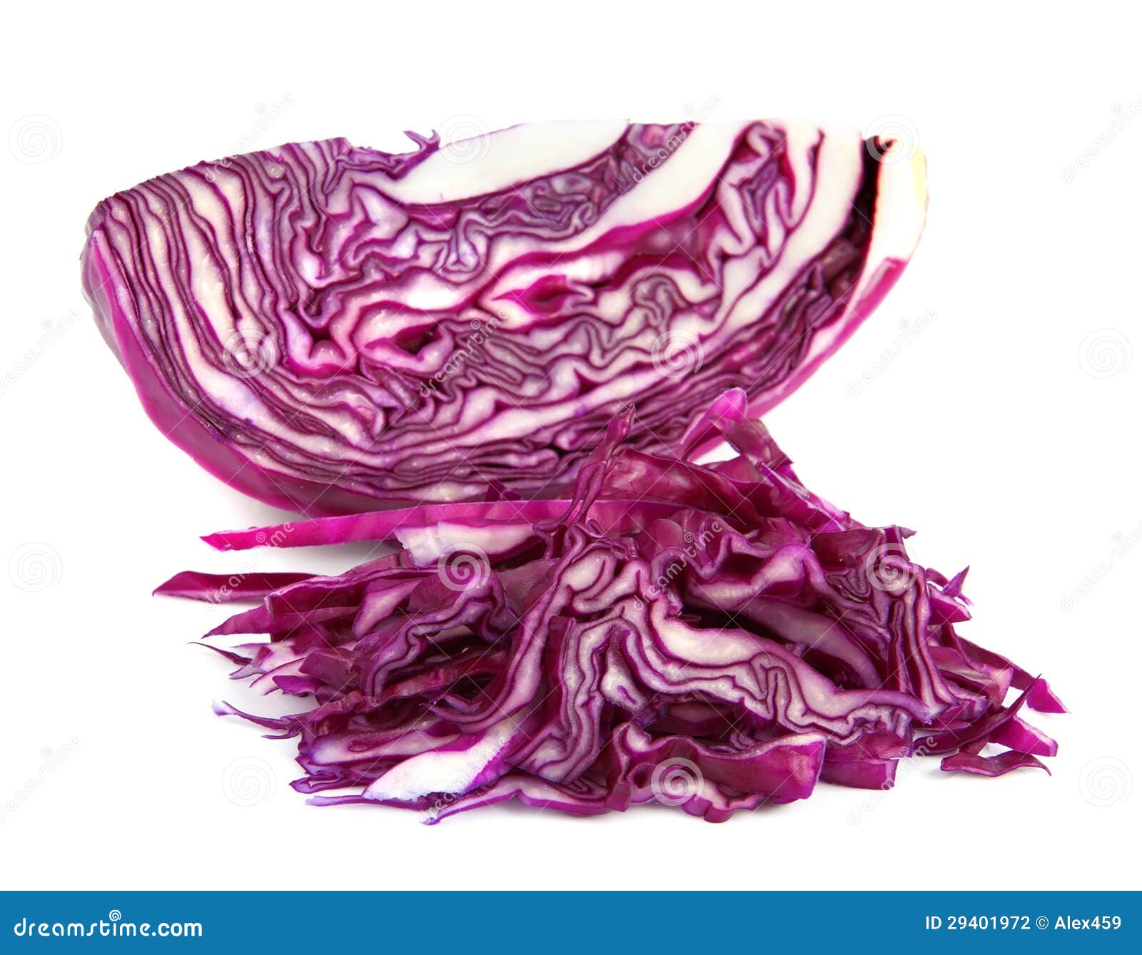 Sliced of red cabbage stock photo. Image of sliced, healthy - 29401972