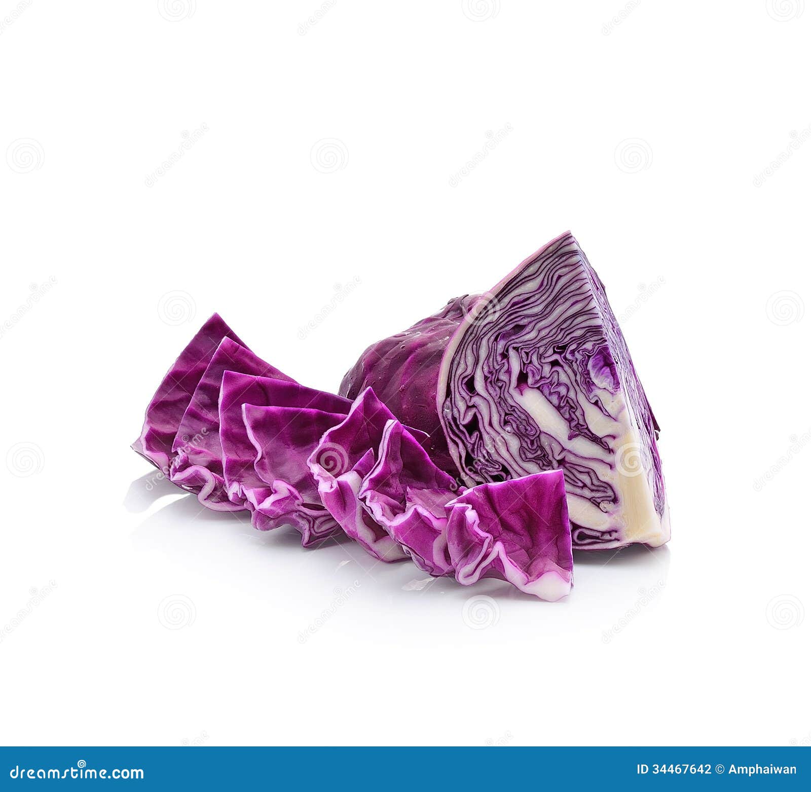 Sliced red cabbage stock photo. Image of diet, cabbage - 34467642
