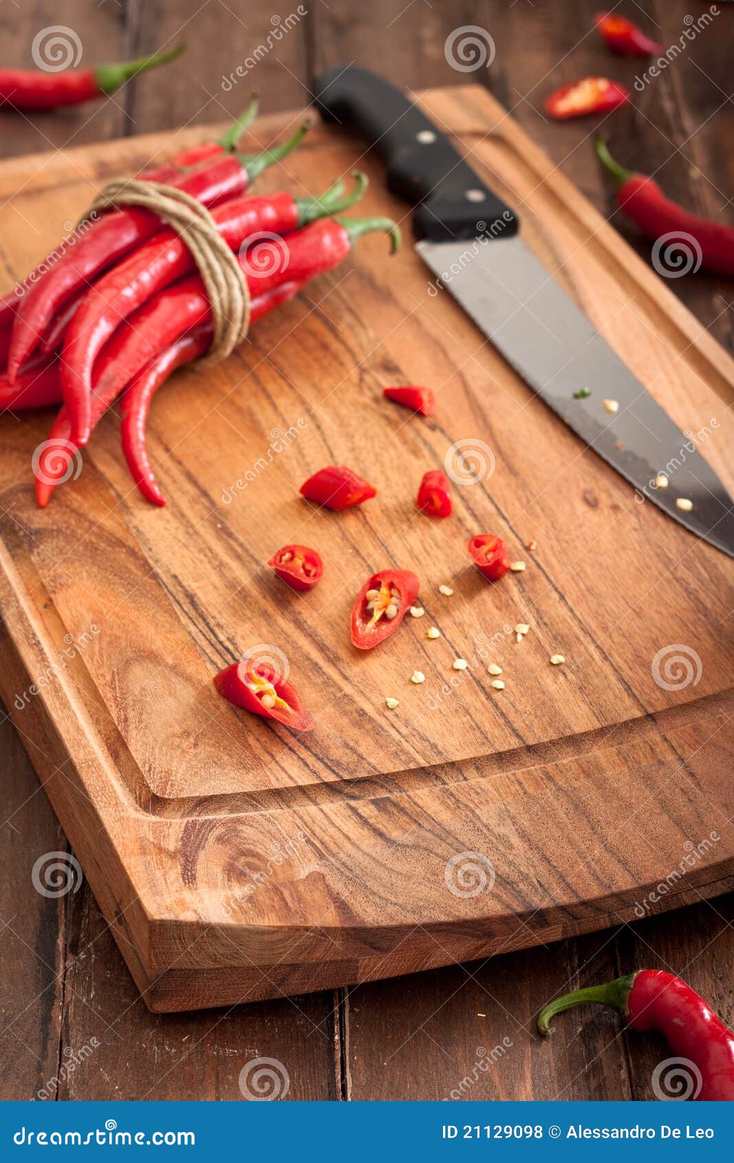 Sliced Red Chili Peppers stock photo. Image of food, ripe - 21129098