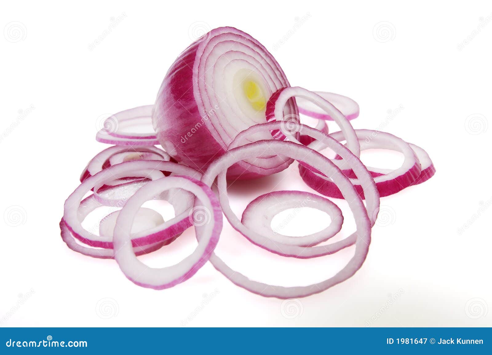 Sliced Red Onions