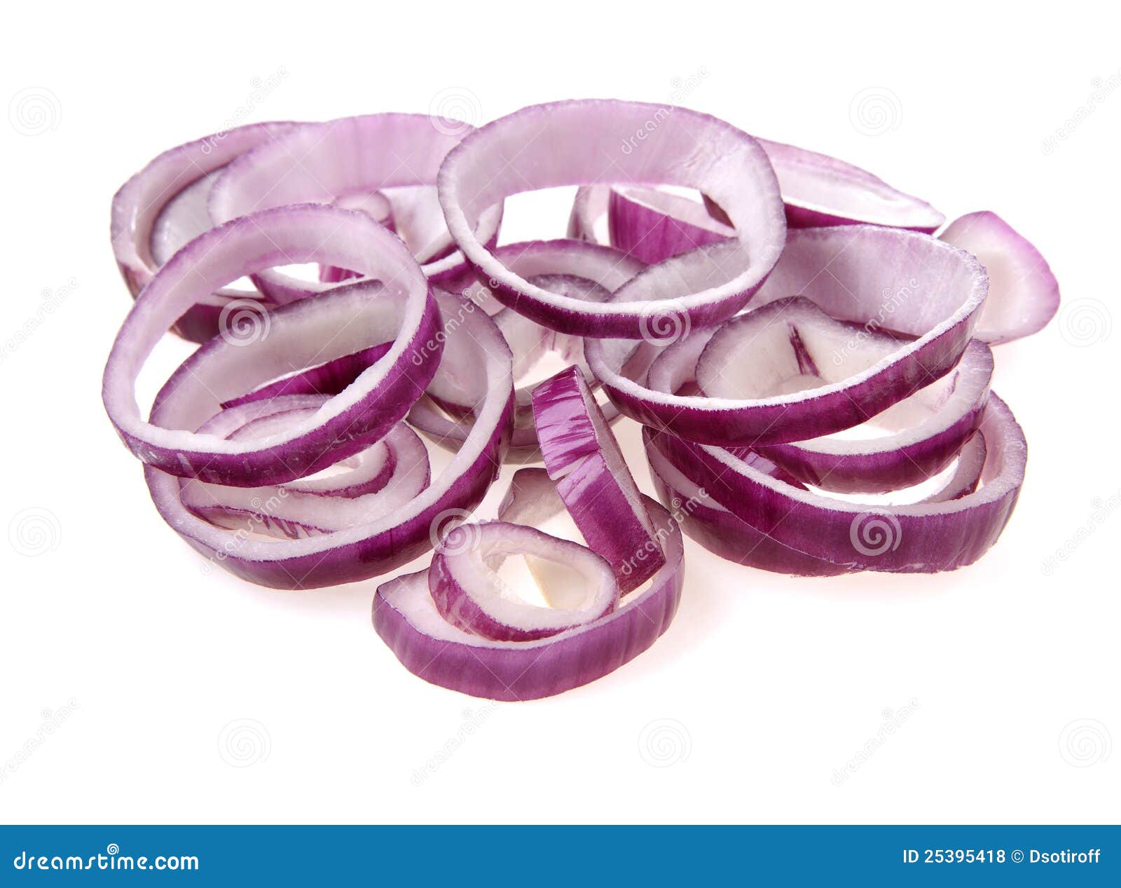 Sliced red onion stock photo. Image of background, fresh - 25395418