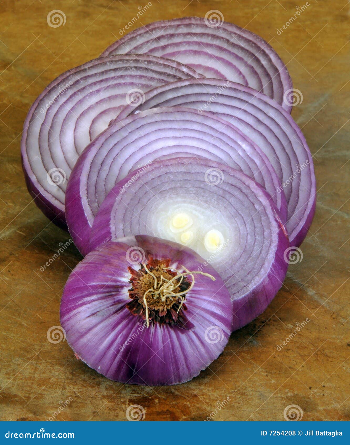 Sliced Red Onion stock photo. Image of ingredient, flavorful - 7254208