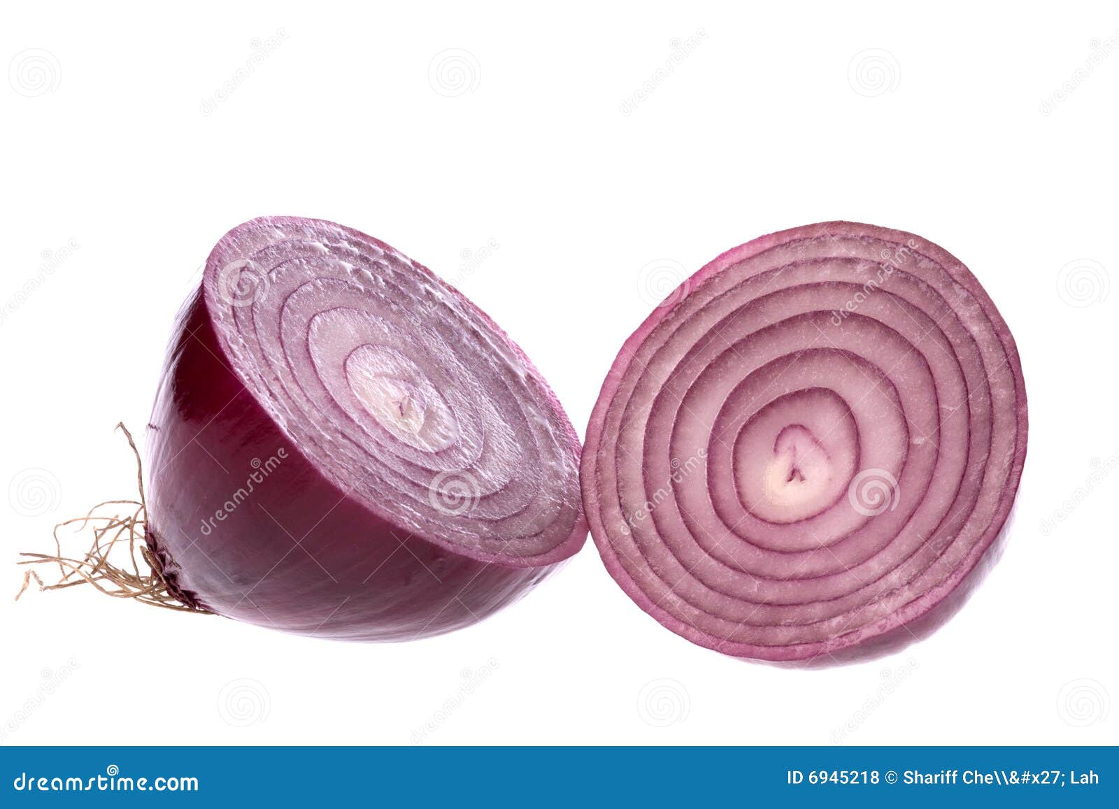 Sliced Red Onion Isolated stock photo. Image of isolated - 6945218