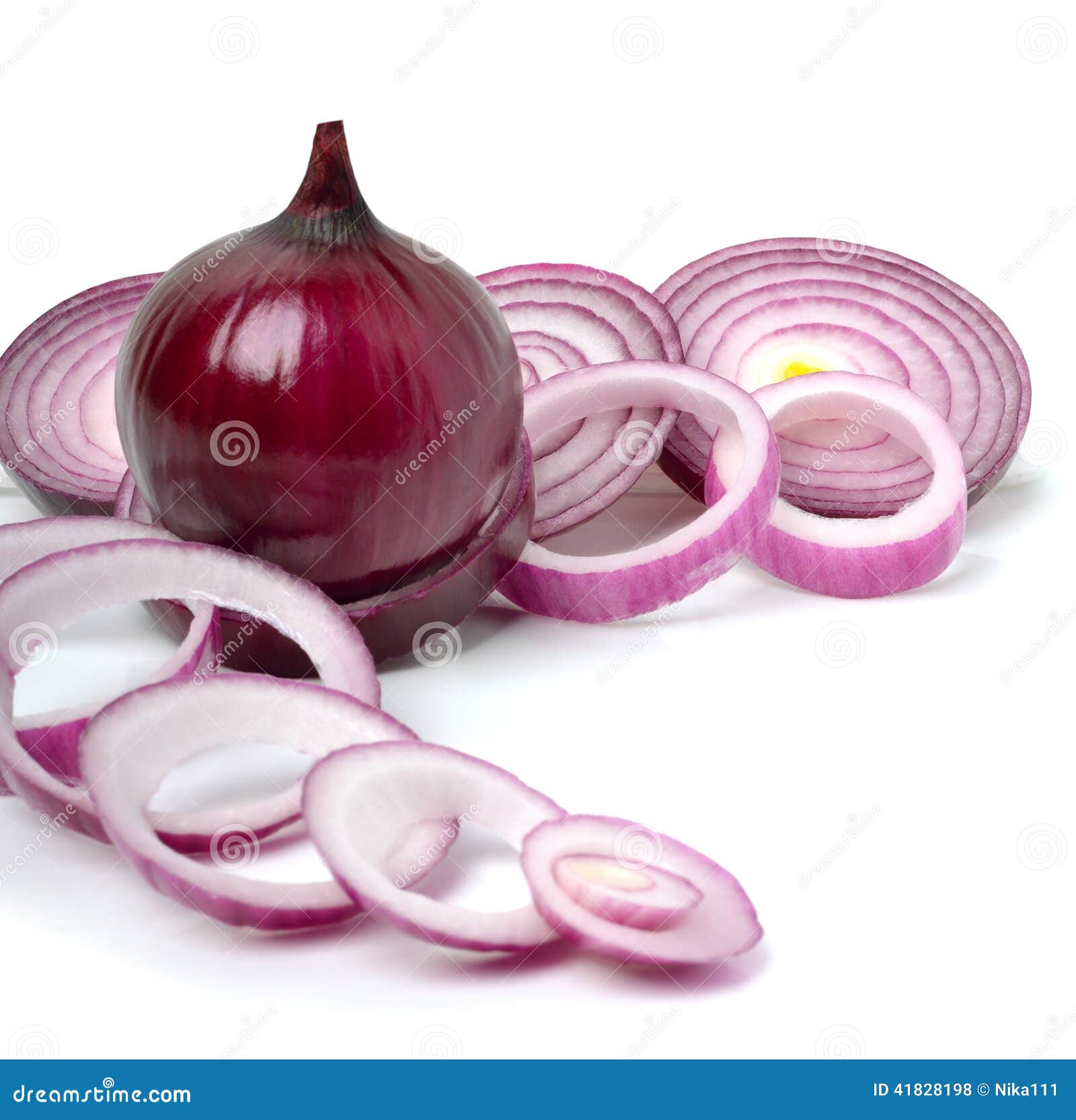Sliced red onion stock photo. Image of ingredient, plant - 41828198