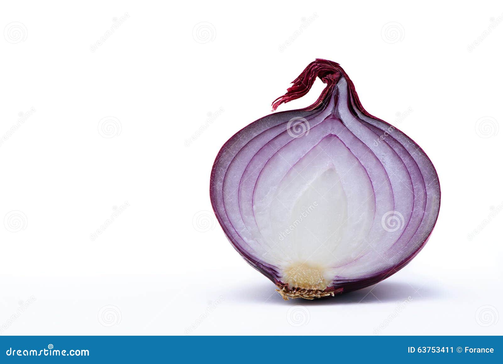 Sliced Red Onion Isolated stock image. Image of ingredient - 63753411