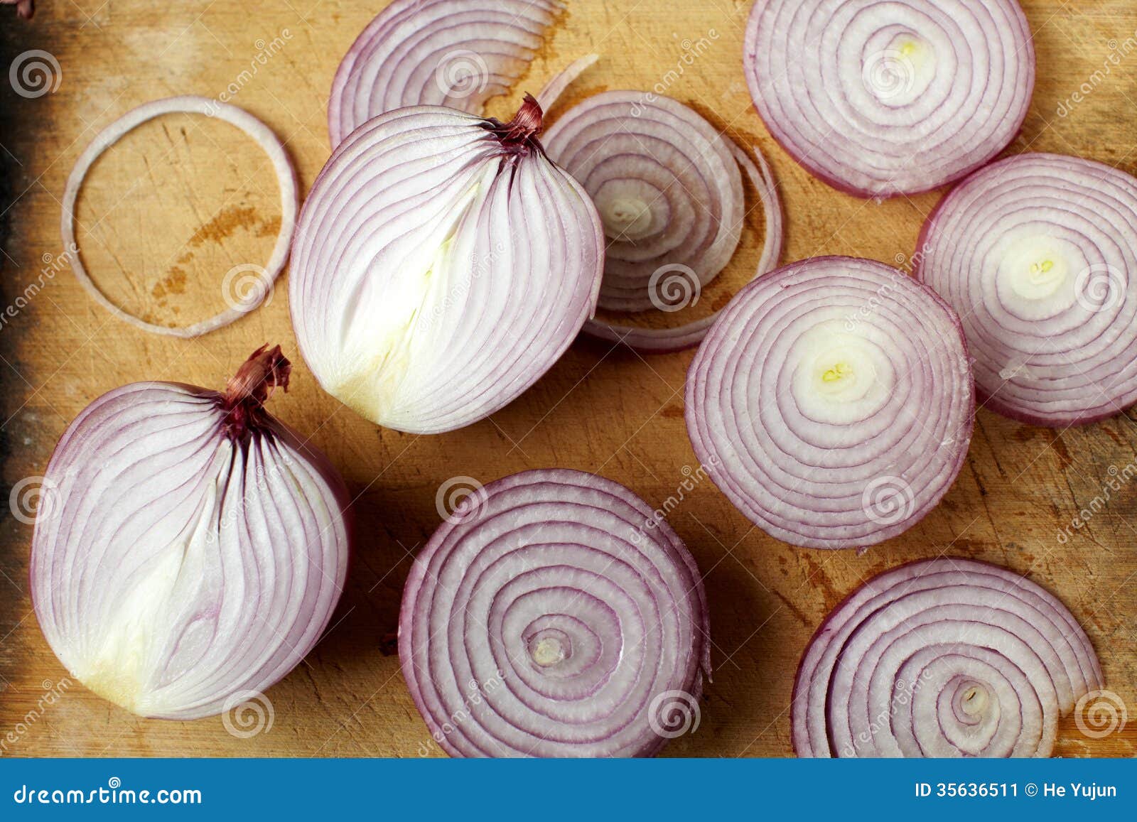 Sliced Red Onion stock image. Image of onion, produce - 35636511