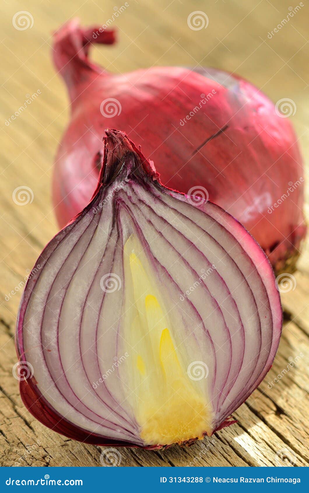 Sliced Red Onion stock photo. Image of grocery, onion - 31343288