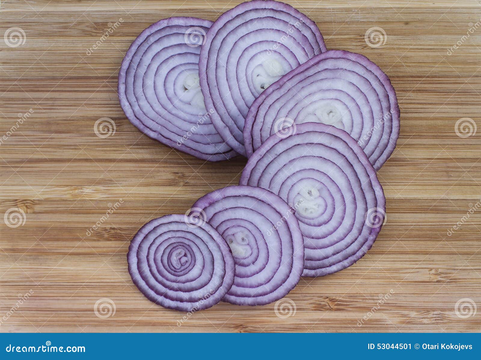 Sliced red onions. stock image. Image of food, morning - 53044501