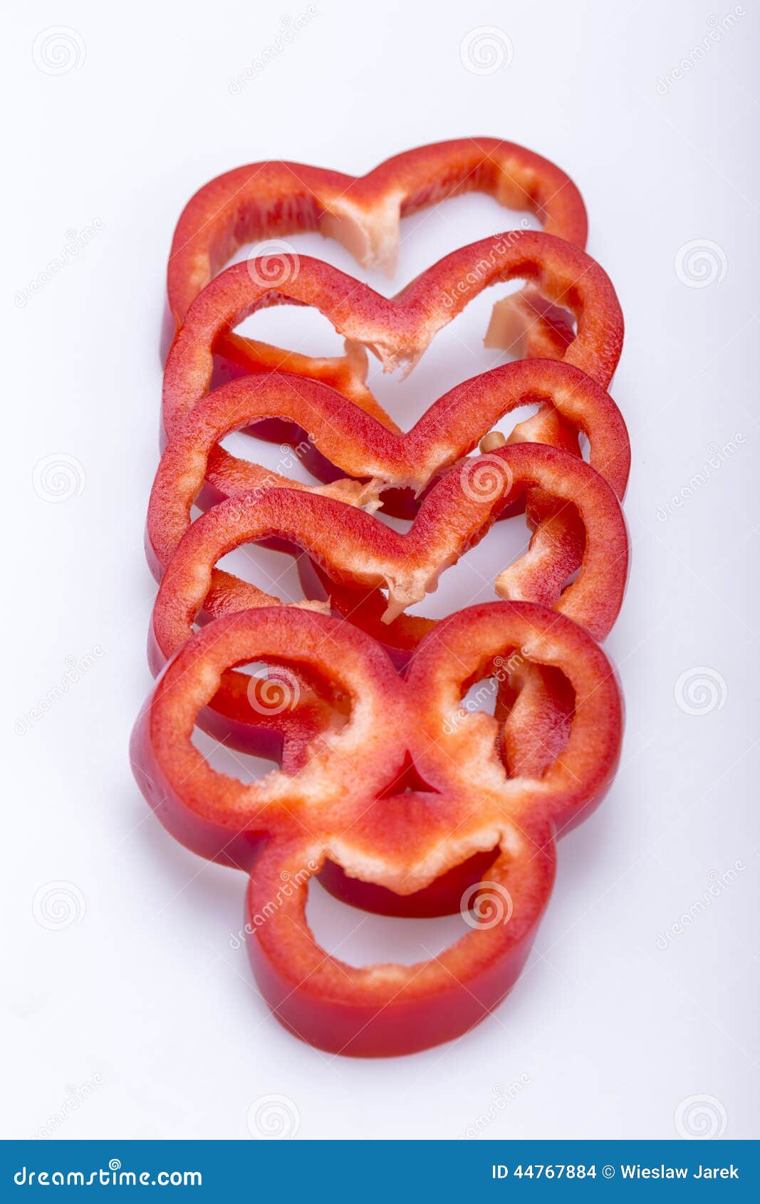 Sliced red pepper stock photo. Image of bellpepper, nutrition - 44767884