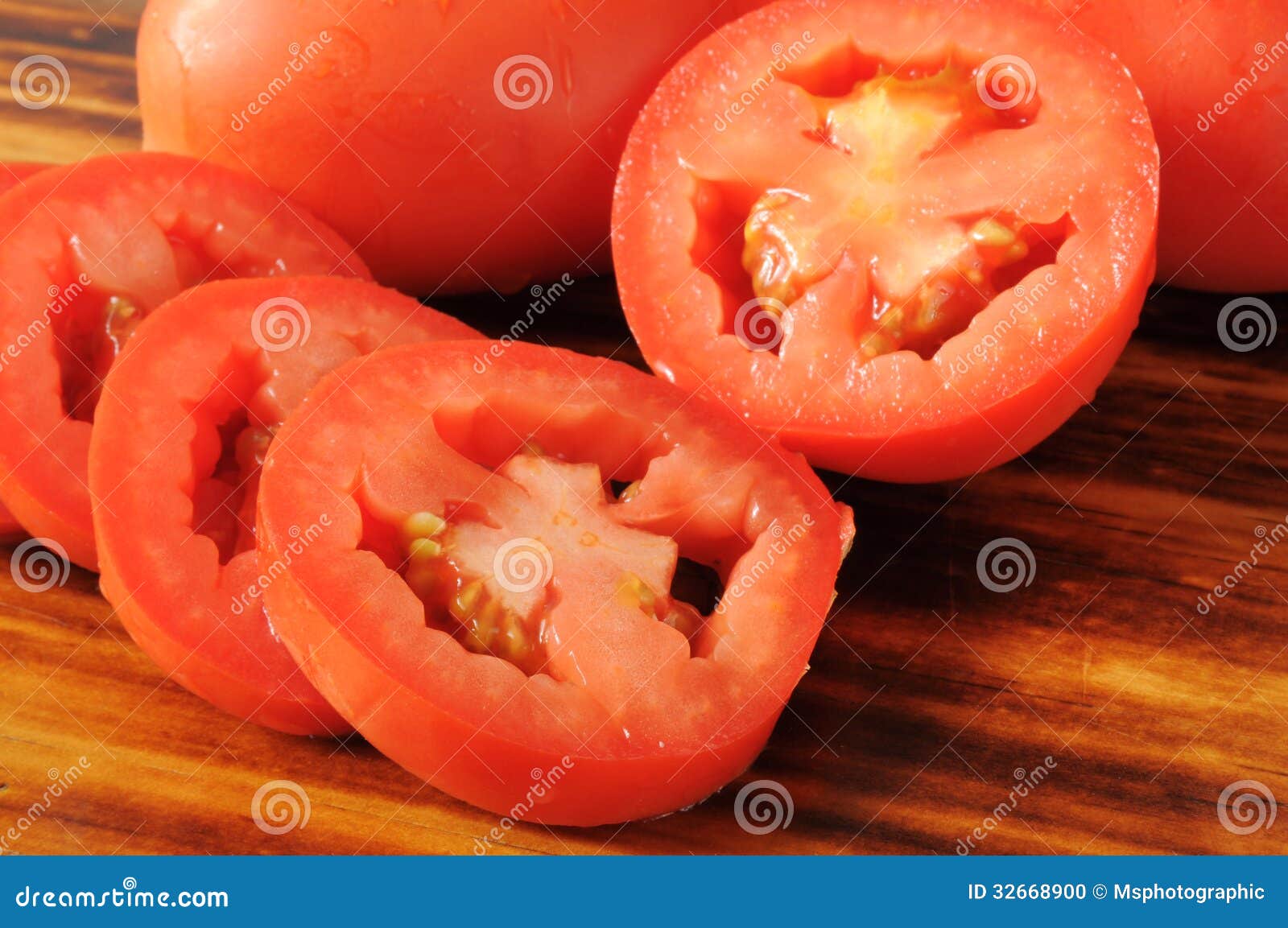 Sliced Roma Tomatoes stock photo. Image of roma, fresh - 32668900