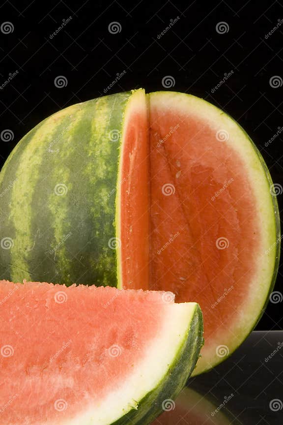 Sliced Round Watermelon stock photo. Image of citrullus - 5515254