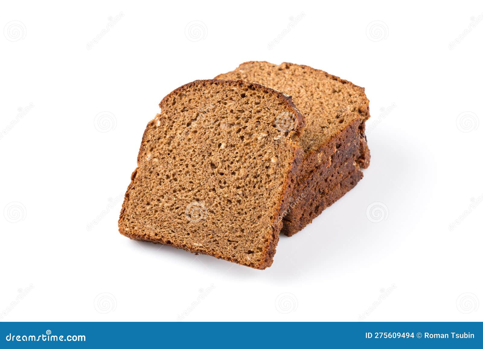 Sliced of rye bread stock photo. Image of bread, piece - 275609494