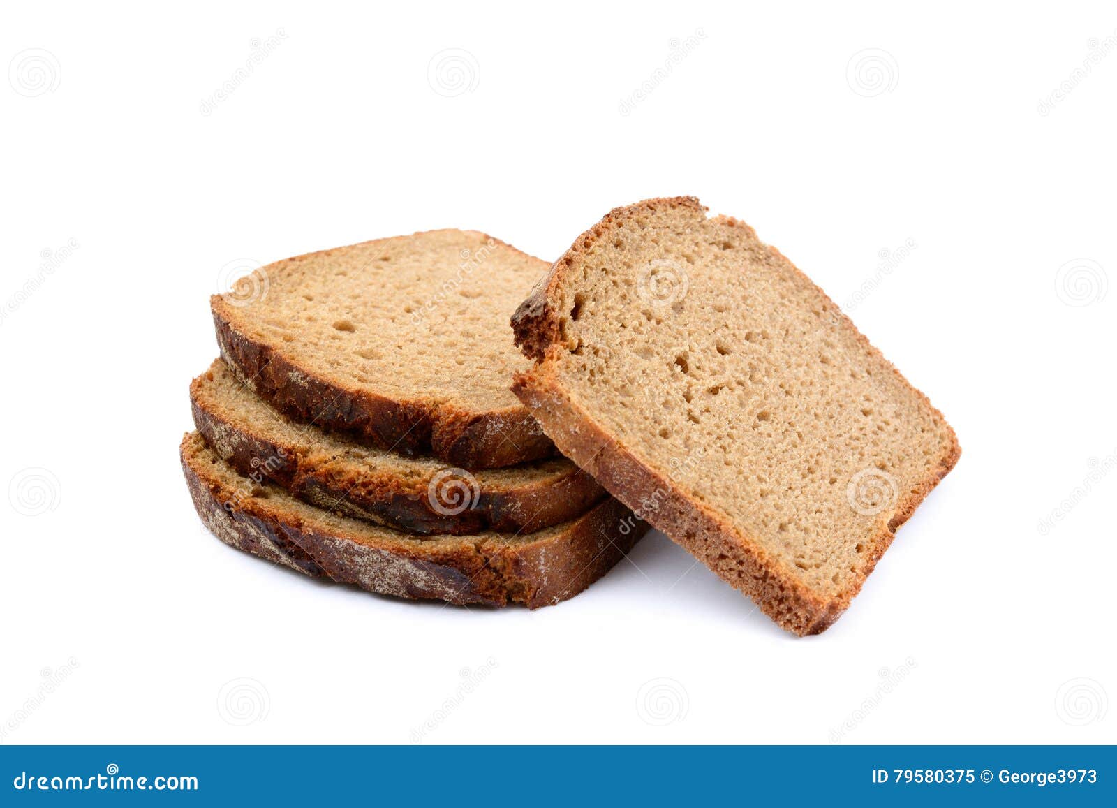 Sliced rye bread stock image. Image of bakery, meal, healthy - 79580375