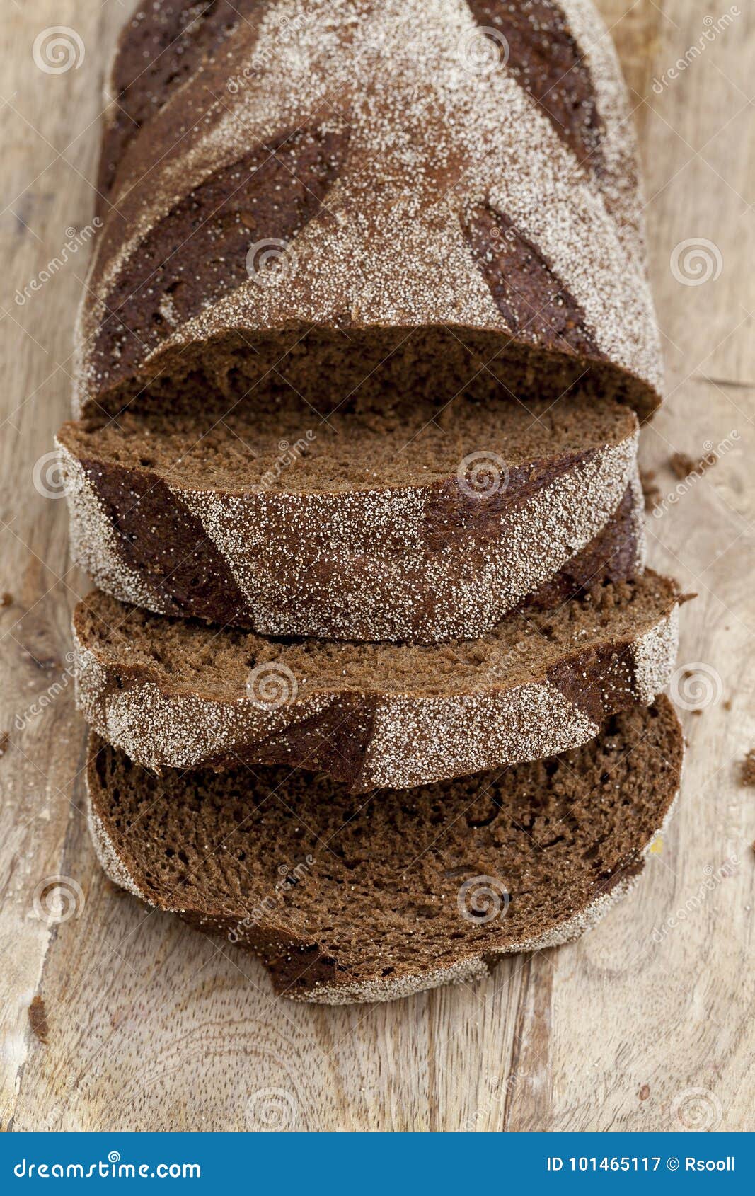 Sliced rye bread stock image. Image of nature, eating - 101465117