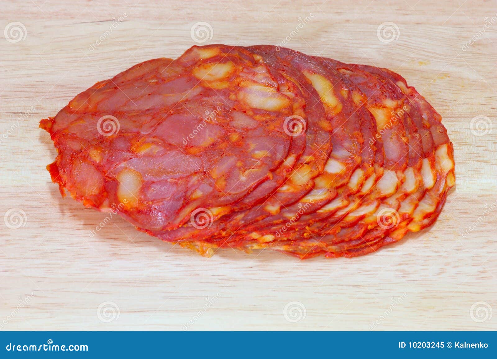 Sliced salami stock image. Image of freshness, cheese - 10203245