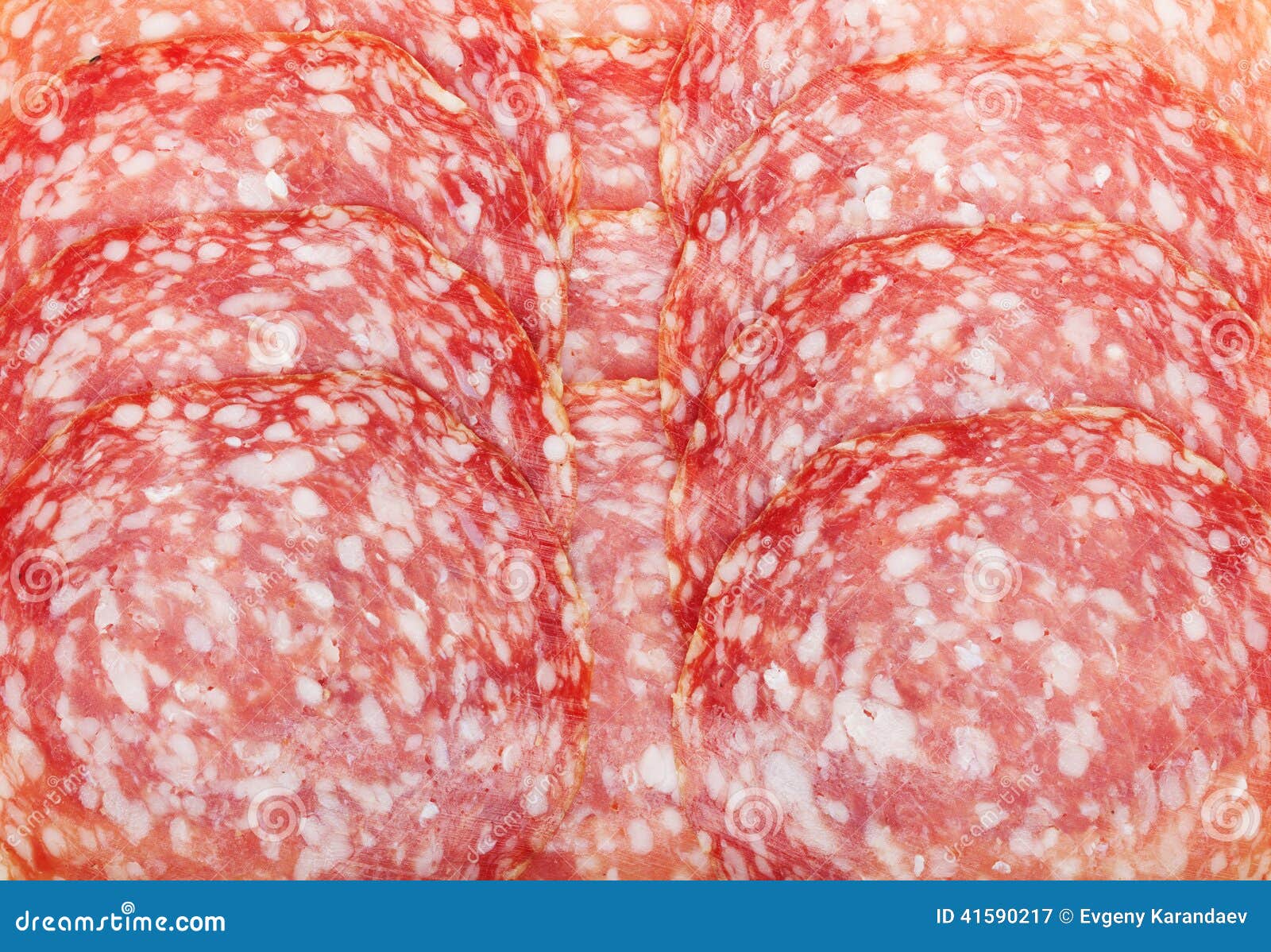 Sliced salami stock image. Image of spicy, abstract, pattern - 41590217