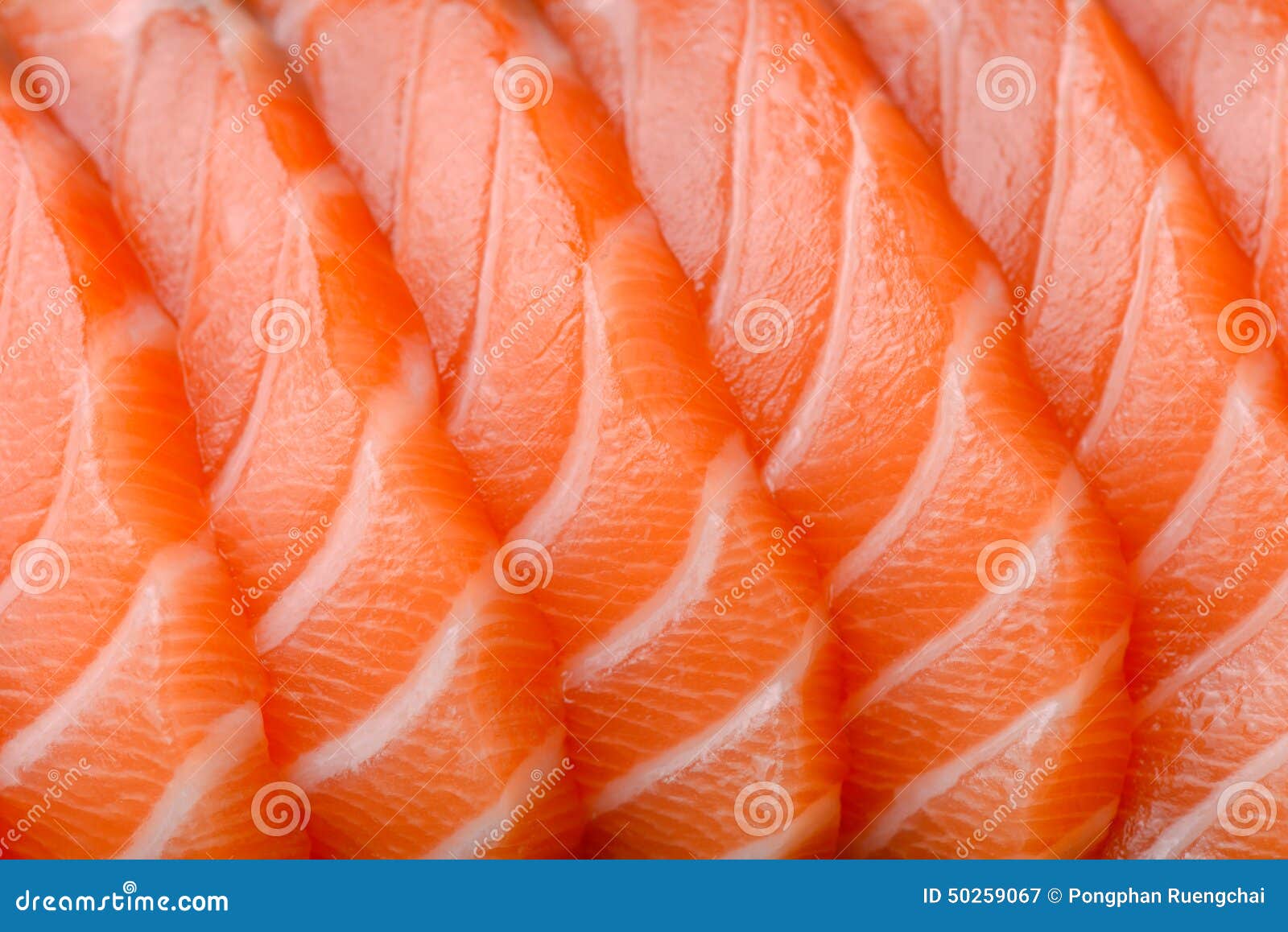Sliced salmon stock image. Image of prepared, close, seafood - 50259067