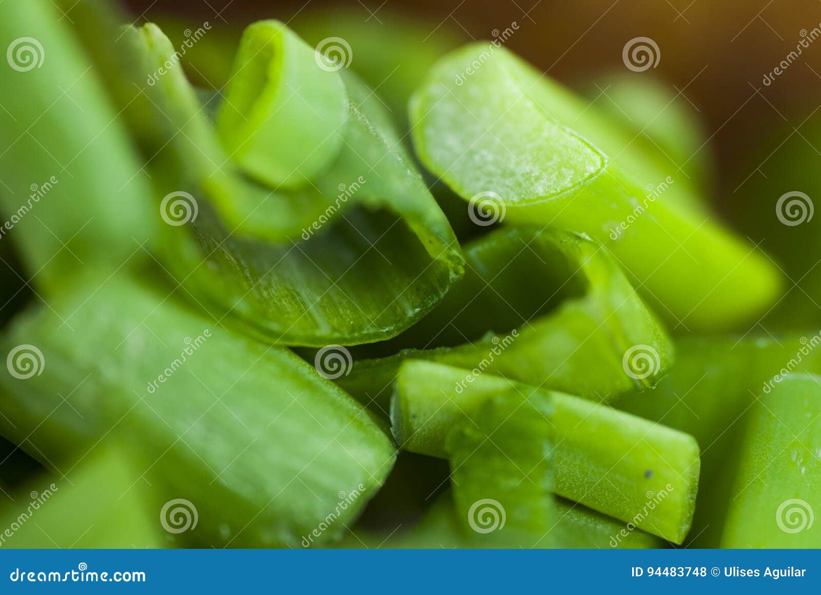 Sliced scallions stock photo. Image of sliced, fresh - 94483748
