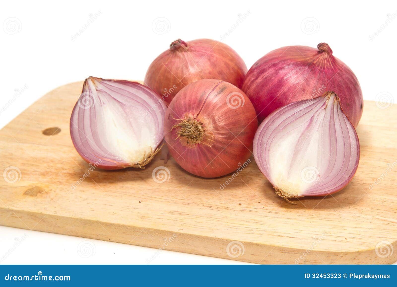 Sliced Shallot with Whole Shallots Stock Image - Image of peel, cooking ...
