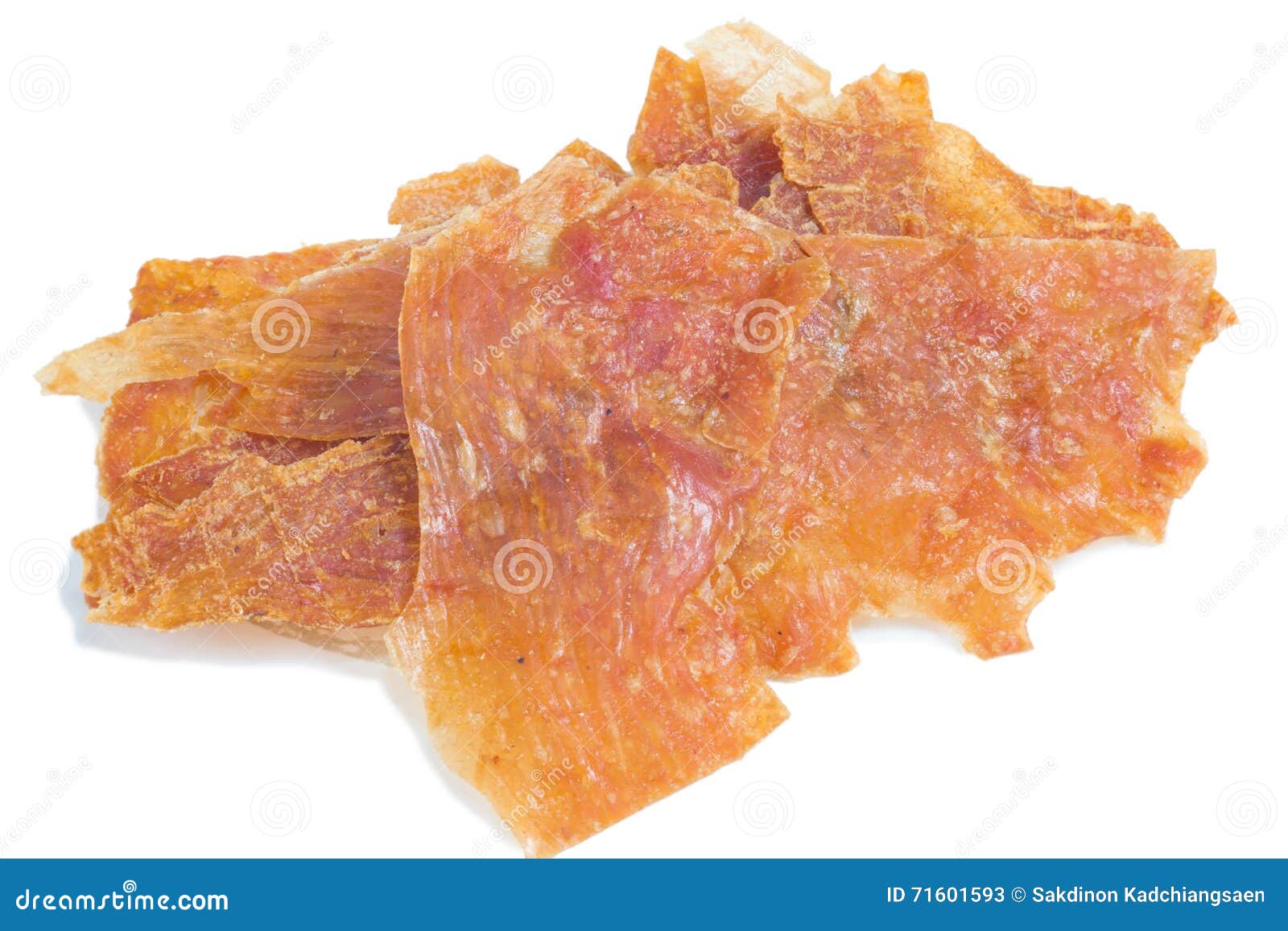 Sliced Sheets Of Dried And Crispy Pork Royalty-Free Stock Photography ...
