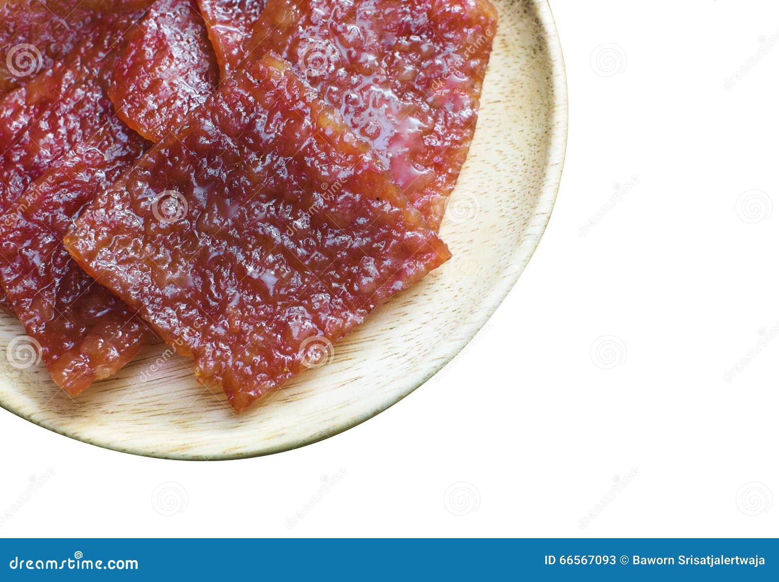 Sliced Sheets of Dried and Crispy Pork Stock Image - Image of chinese ...